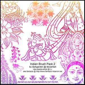 Indian Brush Pack 2 - Photoshop brushes