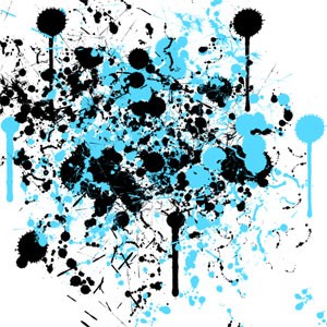 High Resolution splatter brushes - Photoshop brushes