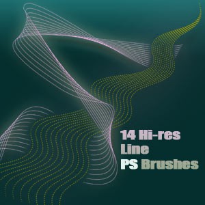 Blend Line Brushes - Photoshop brushes