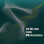 Blend Line Brushes - Photoshop brushes