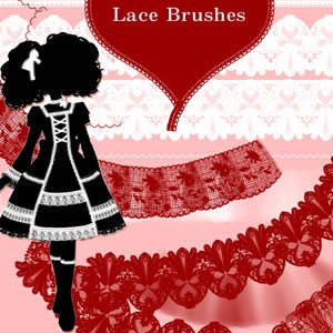 Lace Free Photoshop Brushes, Patterns & Vectors