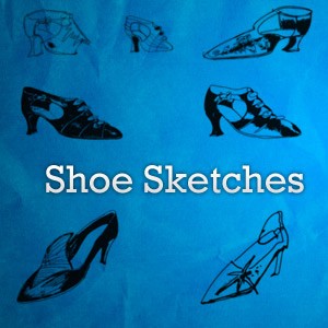 Shoes Sketches - Photoshop brushes