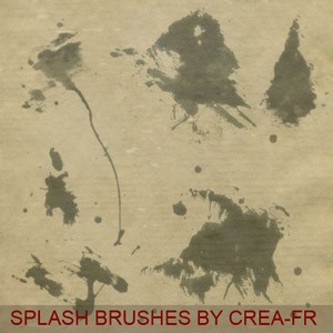Splash Brushes - Photoshop brushes