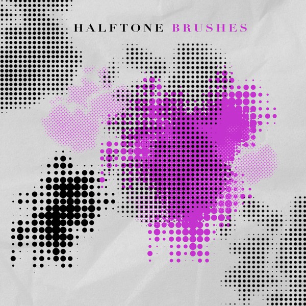 Halftone Brush Pack - Photoshop brushes