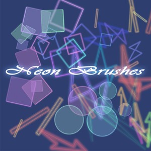 Neon Free Photoshop Brushes, Patterns & Vectors