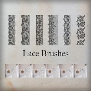 Lace Free Photoshop Brushes, Patterns & Vectors