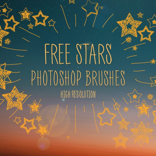 Free Photoshop Star Brushes by FixThePhoto - Photoshop brushes