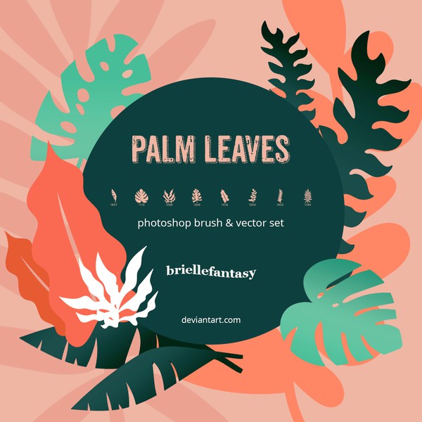 Leaf Free Photoshop Brushes, Patterns & Vectors