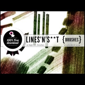 Lines Brushes - Photoshop brushes