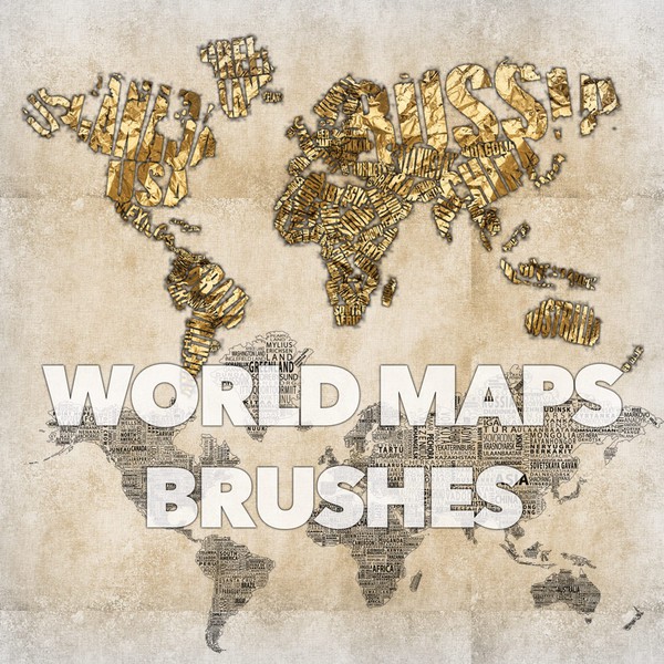 Map Free Photoshop Brushes, Patterns & Vectors