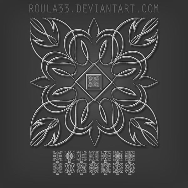 Motifs Brushes - Photoshop brushes