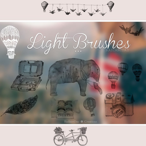 Light Brushes - Photoshop brushes