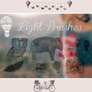 Light Brushes - Photoshop brushes
