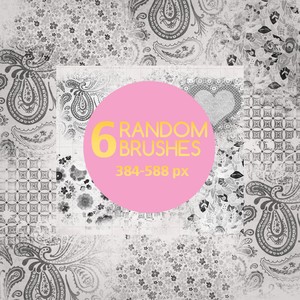 6 Random Brushes - Photoshop brushes