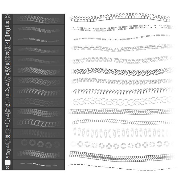 Chain Free Photoshop Brushes, Patterns & Vectors