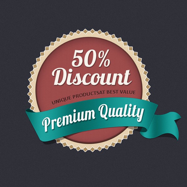 Discount Badge Design - Photoshop psd