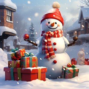 Snowman's Festive Village - Photoshop images