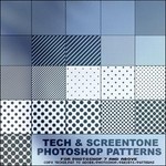 Tech & Screentone Photoshop Patterns - Photoshop patterns