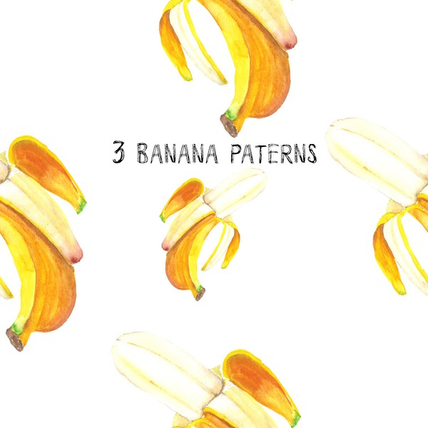 Banana Free Photoshop Brushes, Patterns & Vectors
