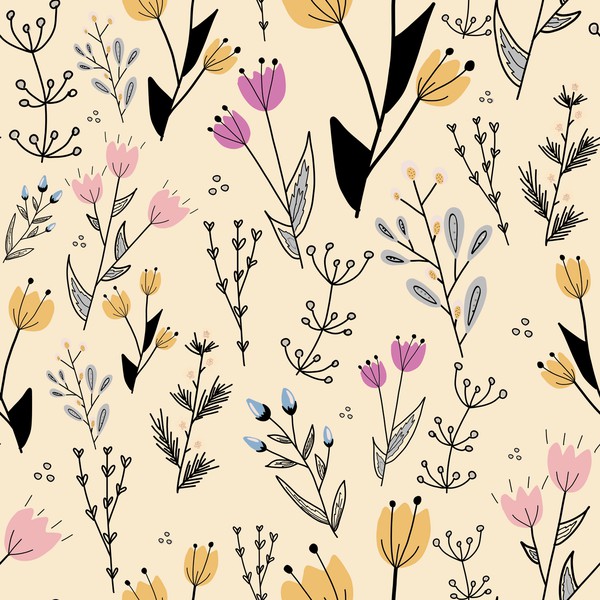 8 Floral Patterns - Photoshop patterns