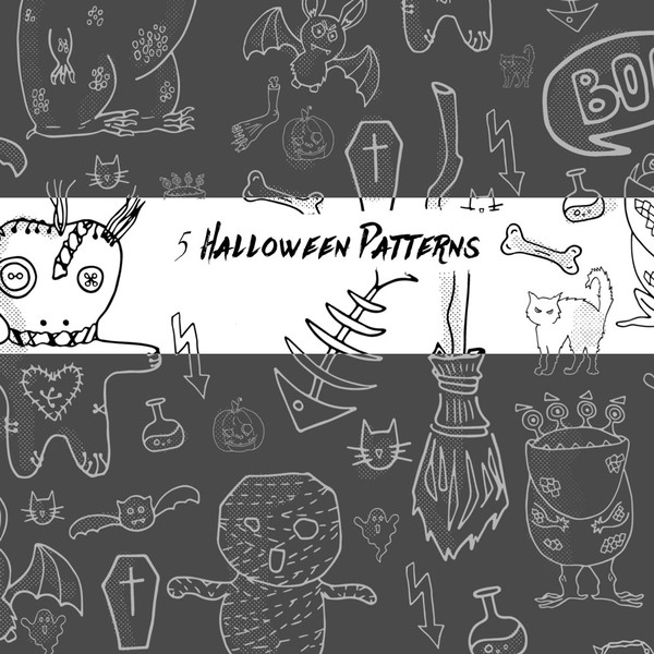 Halloween Free Photoshop Brushes, Patterns & Vectors