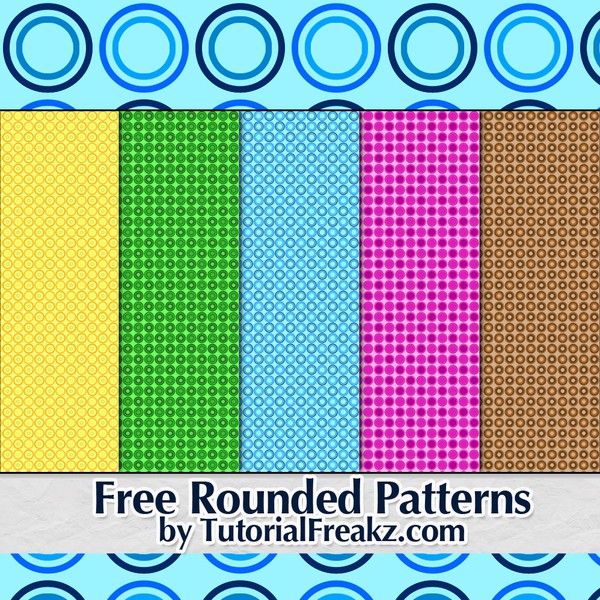 Free Rounded Patterns - Photoshop patterns